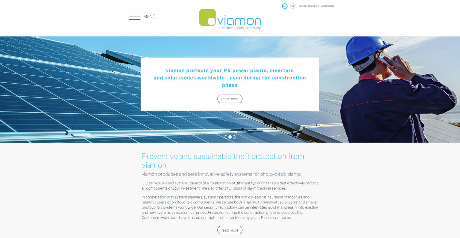 Webseitenoptimierung viamon GmbH - Florian Rosenkranz - FMT Consulting
